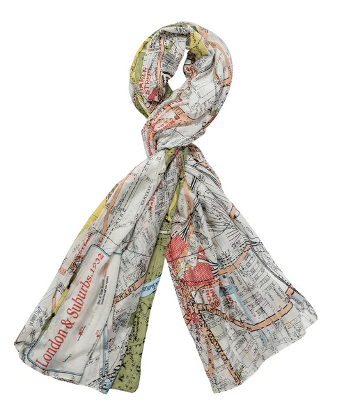 London Map Scarf – Cassine